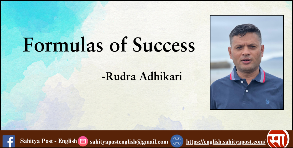 Formulas of Success – Sahityapost English
