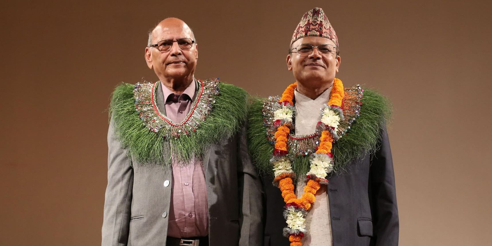 Mohan Mainali, Dr. Yadav Receive Madan Puraskar and Jagadamba Shree ...